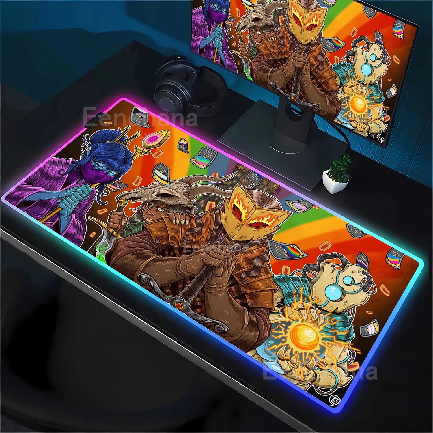 Slay the Spire 2 Colors RGB Desk Mat – Slay the Spire Merch